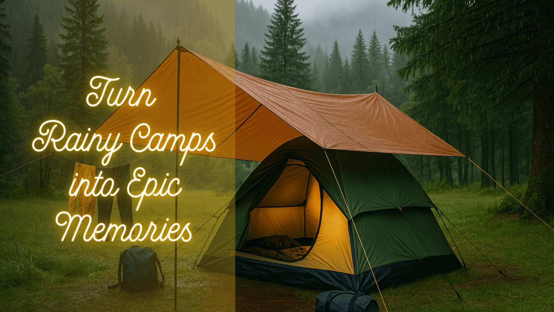 Rainproof Your Next Camping Adventure - Glamping Or Camping