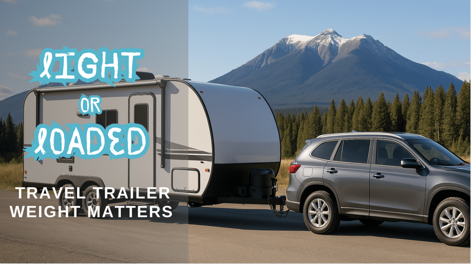 Travel Trailer Weight: Know Before You Tow - Glamping Or Camping